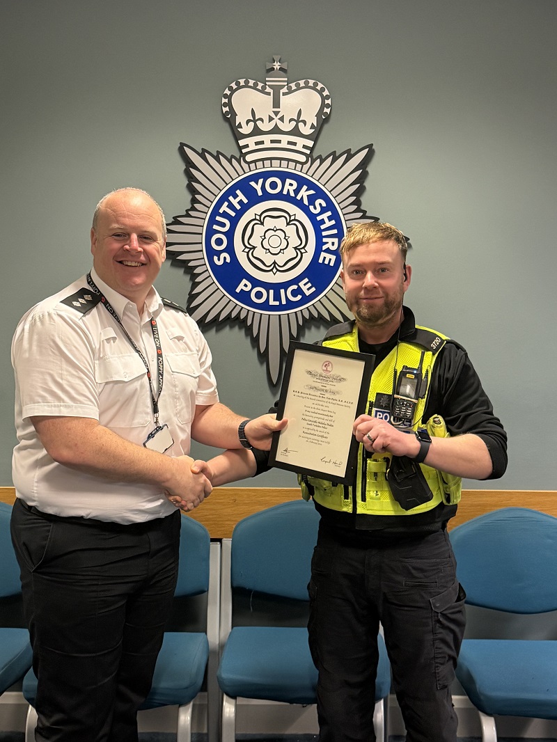 Doncaster officers given national awards after saving bus driver's life ...